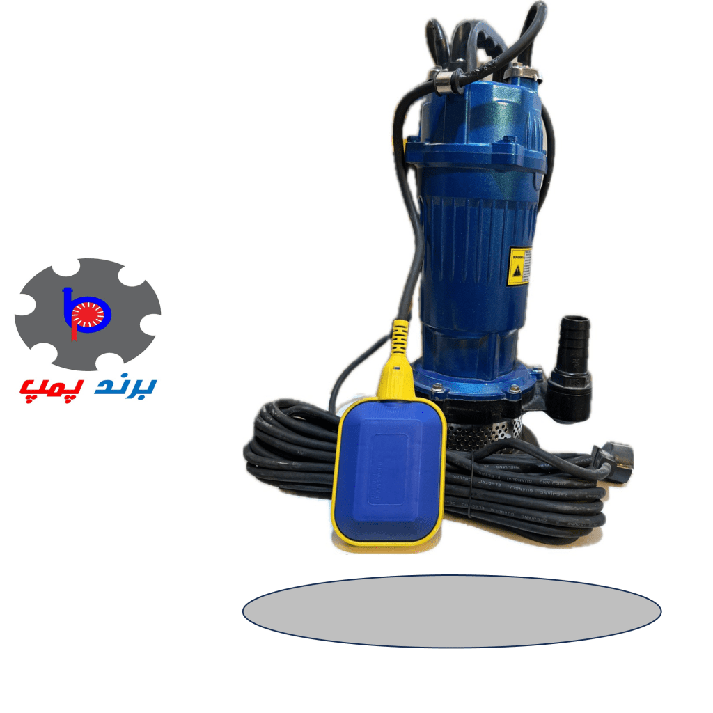 پمپ کف کش 20 متری فلوتردار تکفاز ونزو (QDX 1.5-20-0.37 F) - برند پمپ